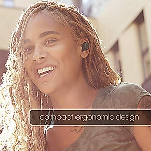 BoomPods Boombuds Go True Wireless - Best Sports Earbuds, Bluetooth, Portable Magnetic Charging Case, Water/Sweat Resistant IPX4, Instant Connect TWS