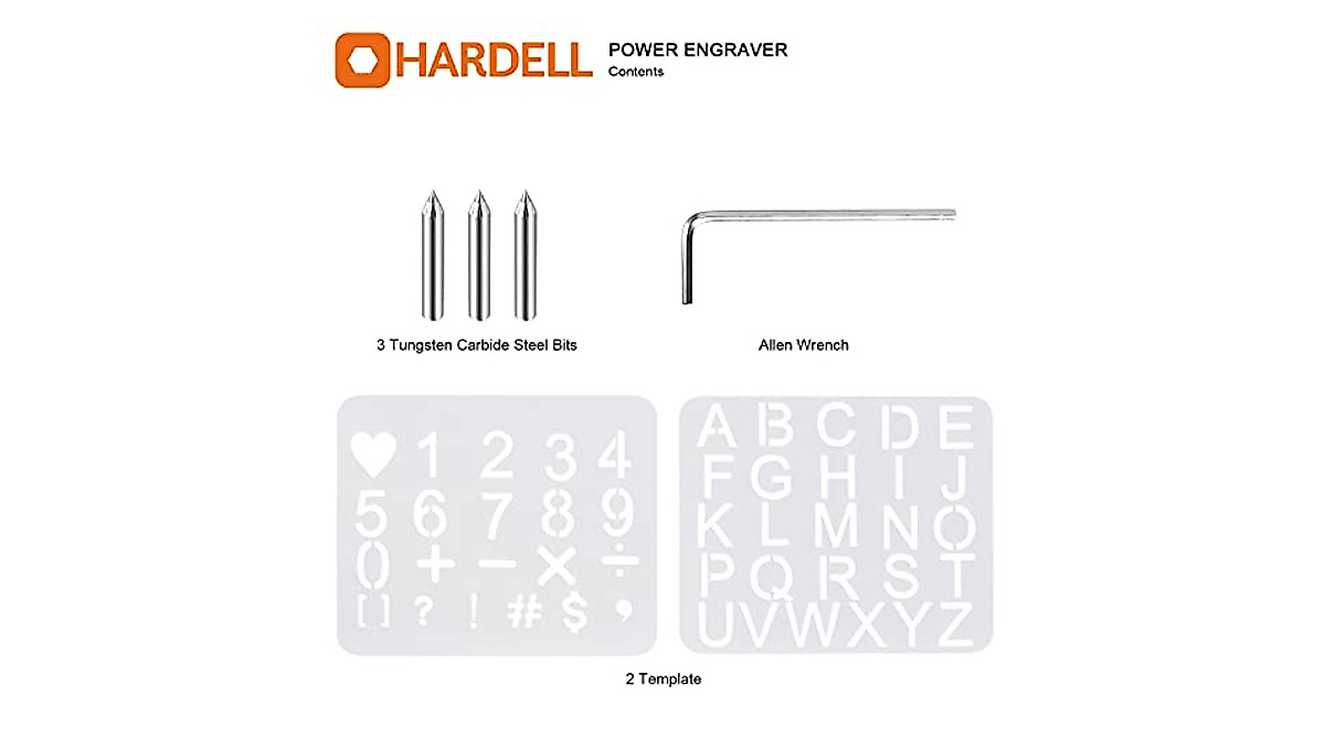 HARDELL 24W Engraver Pen: 5-Speed Etching Tool for DIY