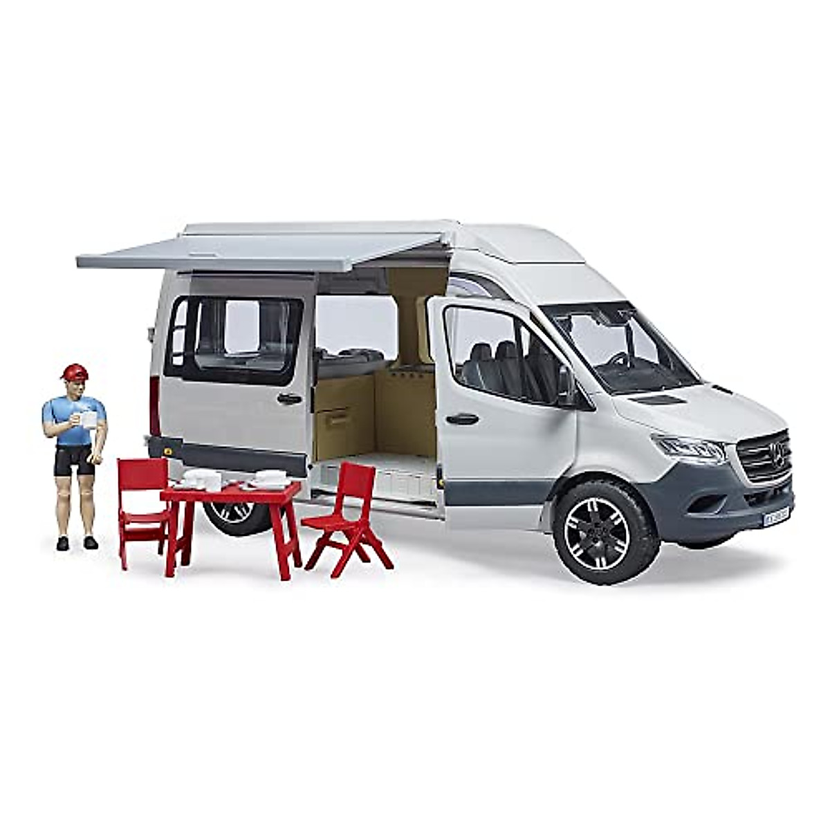 Bruder 02672 MB Sprinter Camper with Driver Figure, 1:16 Scale