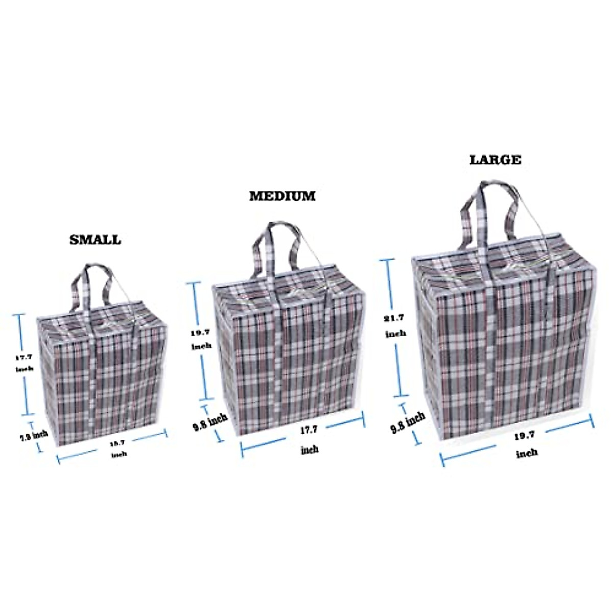 SONMA Large Storage Water Proof Organizer Bag (3 packs) With One Straight Line, Use for Home, Student Dormitory, Car Trunk, Camping.