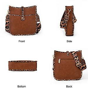 Montana West Crossbody Bag for Women Trendy Purses and Handbags Hobo Bags with 2 Adjustable Guitar Strap MWC-177LP