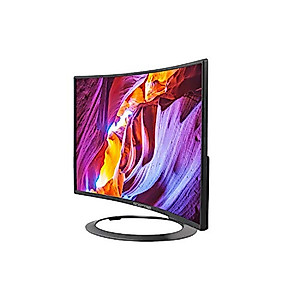 Sceptre C248W-1920R 24" Curved 75Hz Gaming LED Monitor Full HD 1080P HDMI DisplayPort VGA Speakers Ultra Thin Metal Black