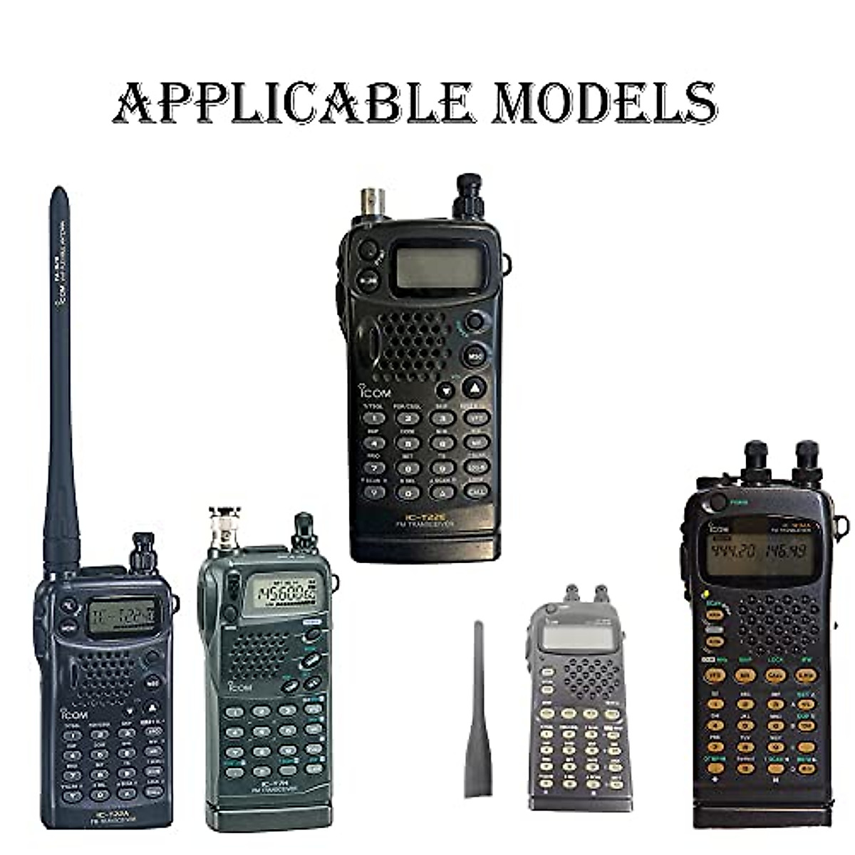 Replacement Battery for IC-T7 IC-T22IC-T22A IC-T22E IC-W31 IC-W31E IC-W32 IC-W32A IC-W32E IC-T42 IC-T42A IC-T42E IC-Z1, fits Part no BP-173 BP-180