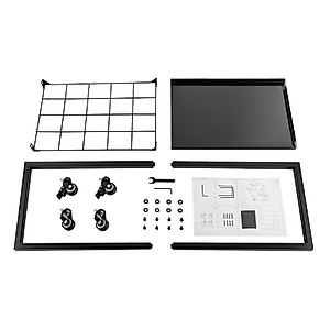 Blueprint Roll File Holder - 20 Slots, Metal Blueprint Storage Cart with Wheels Roll File Holder for Home Office School Blueprint Storage Rack Blueprint Holder