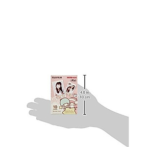 1 X Fuji Instax Mini Films Usable with Polaroid Mio & 300 - Lomo Diana Instant Back - Little Twin Stars -