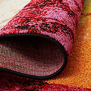 Home Dynamix Splash Scarlet Rug 3'3"x4'3" Ivory/Pink/Orange/Blue