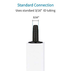 Pawfly 1.2 Inch Air Stone White Cuboid Bubble Stone Diffuser Bubbler Airstones for Aquarium Fish Tank and Pump, 10 Pack