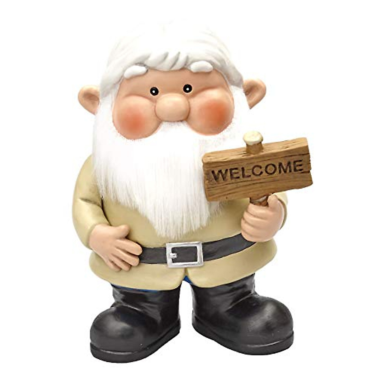 The Lakeside Collection Cute Garden Gnome with Interchangeable Seasons Outfits - 4 Clothing Sets