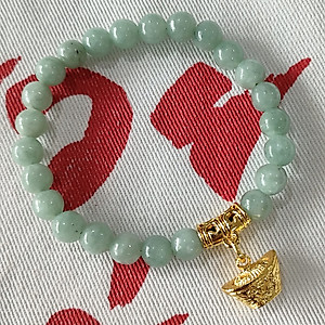 Heavens Tvcz Thai Jade Bracelet Women Good Luck Gems Real Ring Business Luck, MONEY ATTRACTION Bead Good Luck and Wealth Jewelry Adjustable Elastic