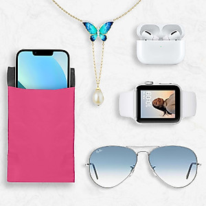 Small Poly Mailers 7.5x10, Solid Pink Shipping Bags - Tear And Puncture Free Poly Bags - Water Resistant Mailing Bags - Packaging Bags For Small Business - 1000 Count