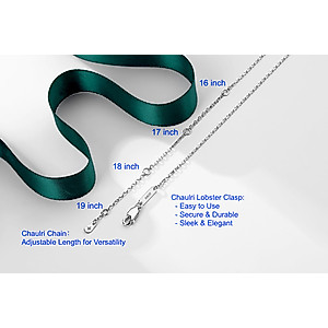 CHAULRI Tahitian Black Pearl Pendant Necklace 18K Gold Over Sterling Silver 19 Inch Adjustible Chain - Real Black Pearls Jewelry Gifts for Women Wife Mom Daughter