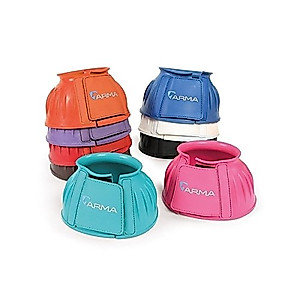 Shires ARMA Over Reach Horse Bell Boots (Teal, Cob)