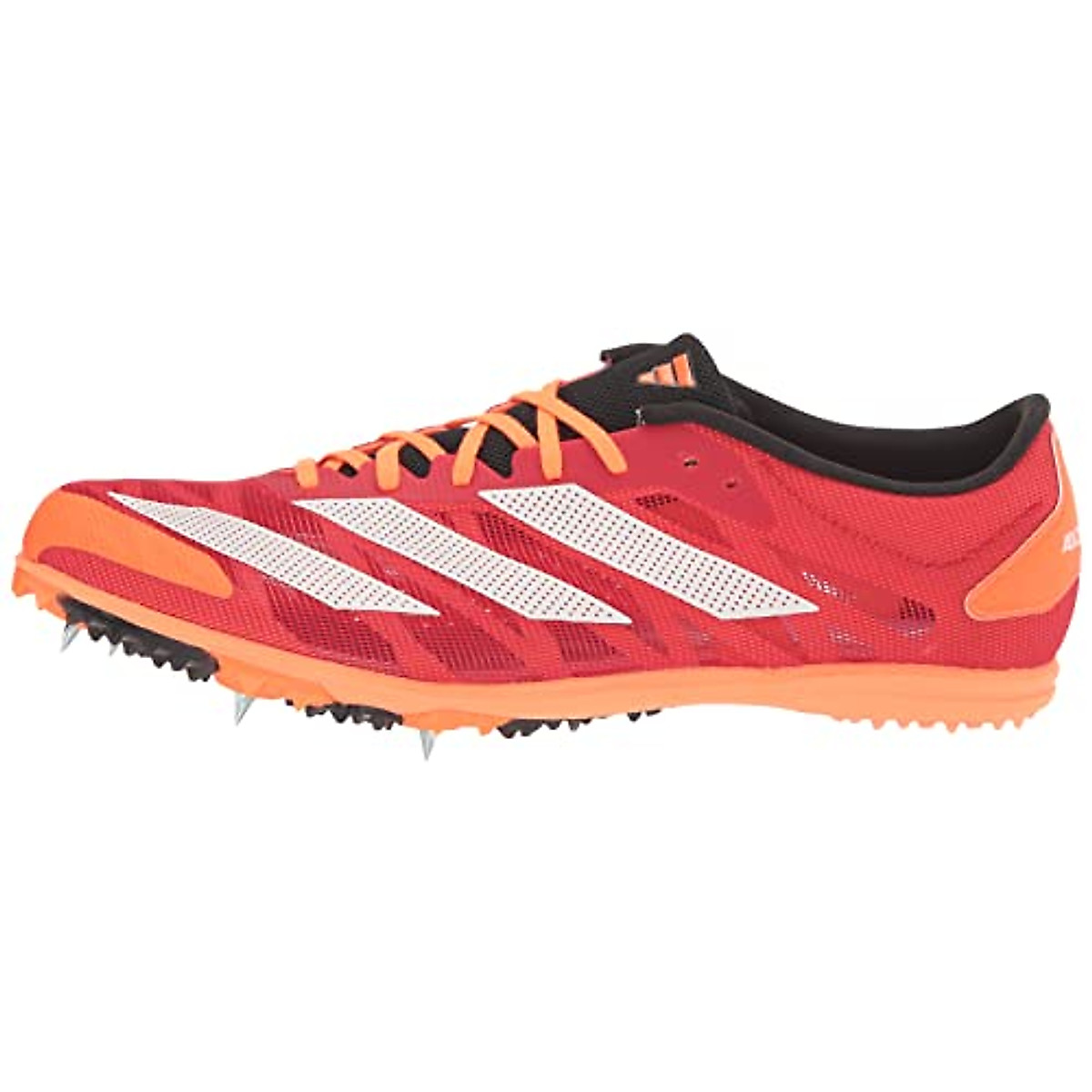adidas Unisex Adizero XCS Track and Field Shoe, Vivid Red/White/Beam Orange, 13 US Men