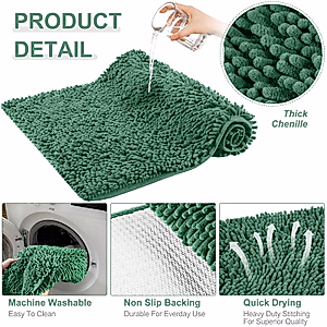 Chumia 3 Packs Guinea Pig Cage Liners Bedding Winter Warm Critter Nation Cage Liner for Rabbit Small Animals Cage Absorbent Pee Pad Supplies Bed Mat (Green,16 x 24 Inch)