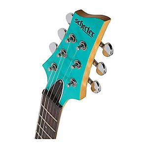 Schecter C-6 Deluxe 6-String Electric Guitar (Right-Hand, Satin Aqua)