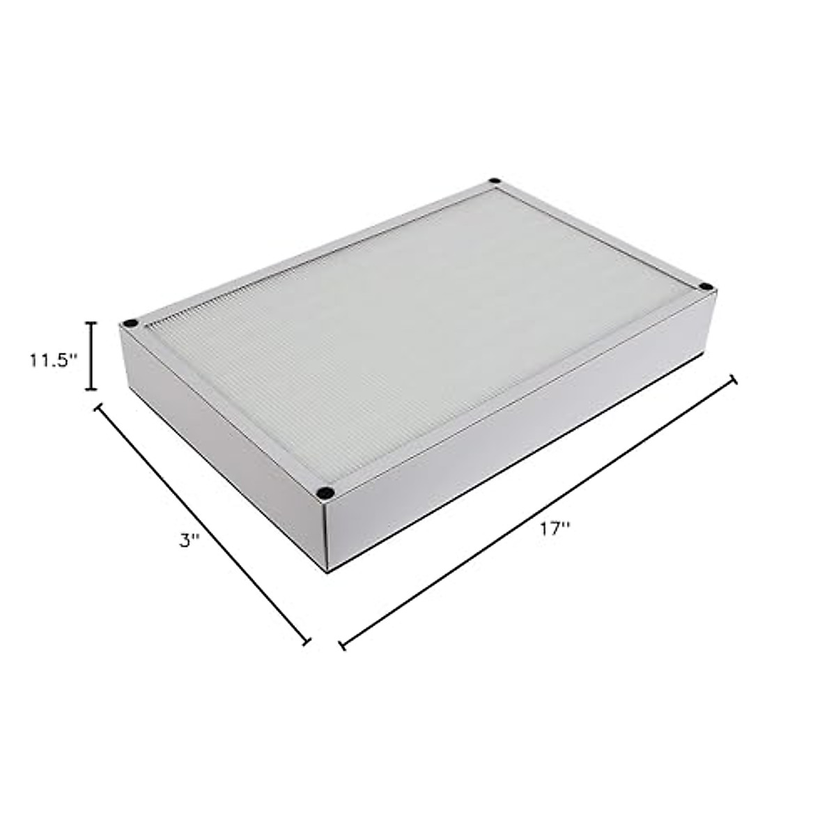 LifeSupplyUSA True HEPA Air Cleaner Filter Replacement Compatible with Hamilton Beach 04162 and 04156 TrueAir High-Efficiency Air Cleaners