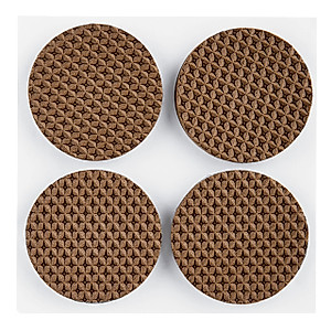 Scotch Gripping Pads, 8 Pcs, 1.5" inch Round Pads, Self-Adhesive, Stabilizes Appliances on Floors and Tabletops, Textured Pads Deliver Reliable Traction, Non-Slip Furniture Pads (SP940-NA)