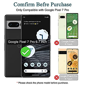 LYWHL [2+2 Pack] for Google Pixel 7 Pro 6.7” Screen Protector Case Friendly [Not Glass], HD Clear Flexible Film with Black Camera Lens Glass Protector, Fingerprint Compatible No Bubble Anti-Scratch