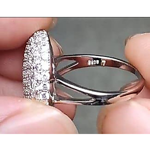 Genuine Silver Twilight Bella Swan Wedding Ring, 925 Sterling Silver, Women's Ring Micro Pavé Zircon Ring with a Jewelry Heart Box, Breaking Dawn Bella Swan engagement ring (7)