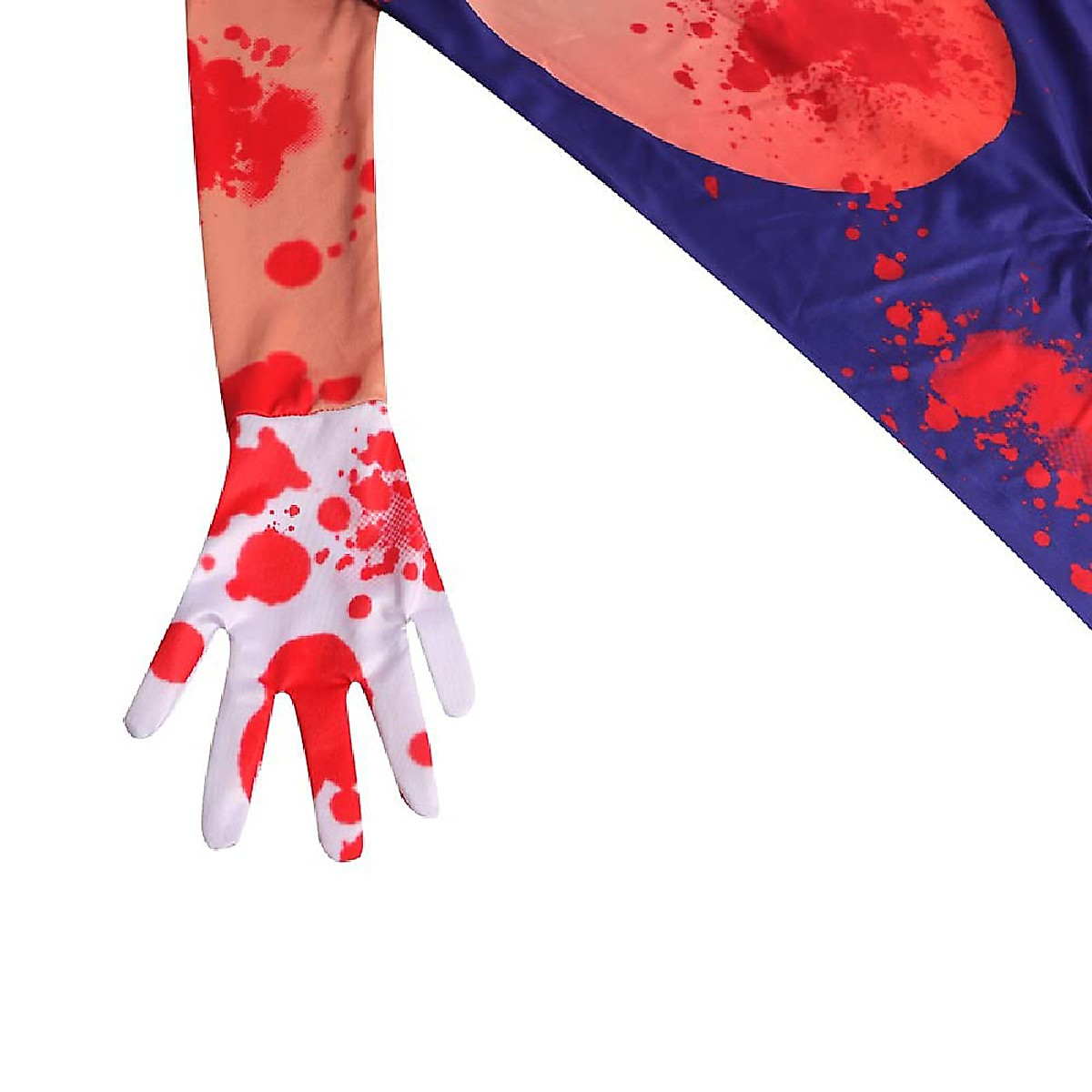 Quenny Halloween sonic dress up costume,cartoon sonic performance cosplay costumes. (Sonic Costume, Medium(6-7Y))