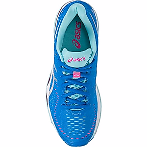 ASICS Women's Gel-Kayano 23 Running Shoe, Diva Blue/Silver/Aqua Splash, 6 M US
