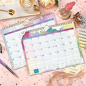 2025 Calendar - Wall Calendar 2025, Jan. 2025 to Dec. 2025, 11" x 8.5", 12 Monthly Wall Calendar 2025 with Julian Date - Waterink