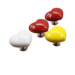 Love Heart-Shaped Toilet Tank Button, A Nail-Friendly Solution for Stylish Homes, Toilet Push Button Flush Replacement,Ideal for Nail-Art Enthusiasts (3 PCS WHITE)