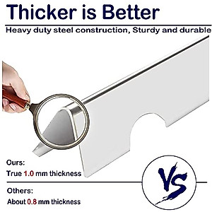 Flavorizer Bars and Heat Deflectors Grill Replacement Parts for Weber 66041, Genesis II E-410, S-410, Genesis II LX E-440, Genesis II LX S-440, Durable Stainles Steel Heat Plate Tent Grill Parts kit