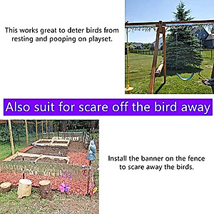 Blukey 10 Feet by 15 Inch Turquoise Foil Fringe Garland - Pack of 4 | Shiny Metallic Tinsel Banner | Ideal for Parade Floats, Bridal Shower, Wedding, Birthday, Christmas | Wall Hanging Drapes