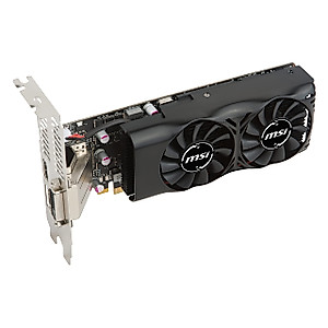 MSI Low Profile Compatible Graphics Cards GeForce GTX 1050 Ti 4GT LP