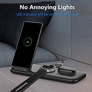 Yootech 3 in 1 Fast Wireless Charger for Samsung Devices, 22.5W Max Wireless Charging Station for Samsung Galaxy Watch 4 Classic/3/Active2/1,Gear S4/S3/Sport,Galaxy Buds 2/Pro/Live,Galaxy S22/S21/S20