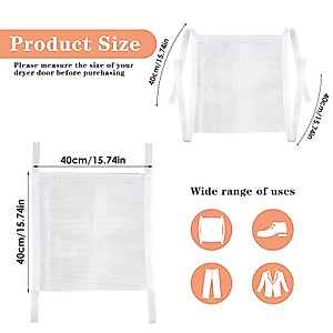 2 Pcs Shoe Dryer Bag, Reusable Sneaker Wash Dry Net Bag, 15.7 x 15.7 Inch Mesh Laundry Bag, Large Honeycomber Mesh Bags Travel Storage Organize Bag, Reused Mesh Bags with Zipper and Strap
