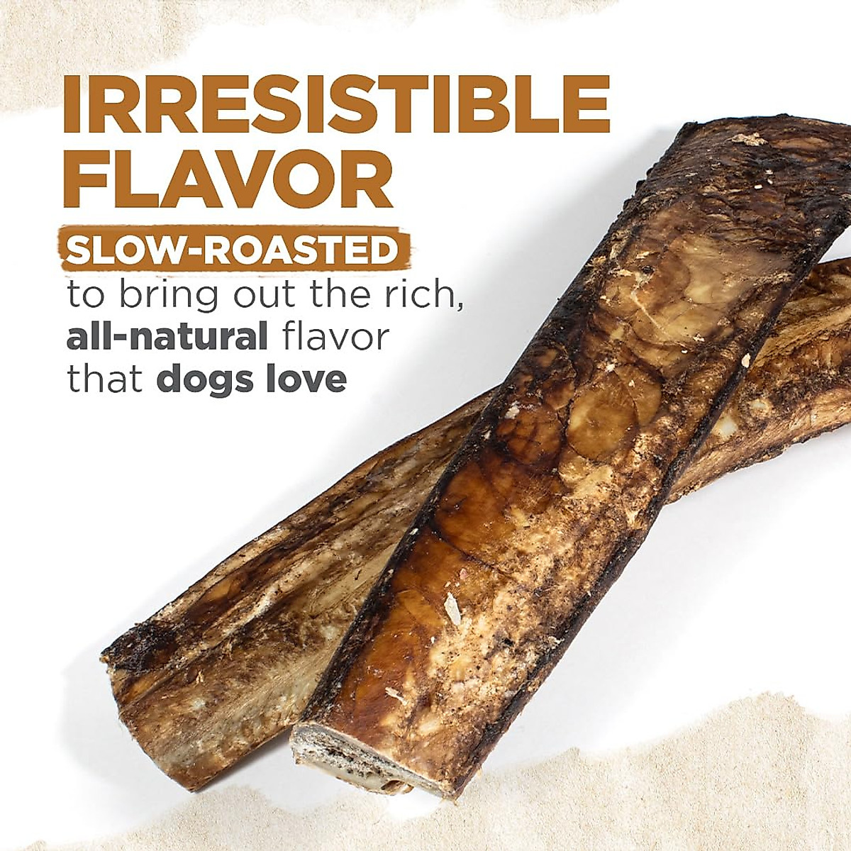Natural Farm Rib Bones for Dogs (6 Inch, 8 Pack) - Beef Ribs for Dogs, Farm-Raised Cattle - Slow-Roasted Flavor - Low Odor for Indoor, Outdoor Chewing - Promotes Dental Health