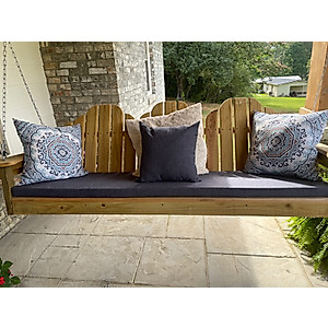 Jininworl Waterproof Indoor/Outdoor Patio Bench Cushion, Soft Thicken Seat Pads Cushion Custom Size, Pillow Outdoor Cushions Storage Bench Cushion (Yellow; 14 x 36 x 2)