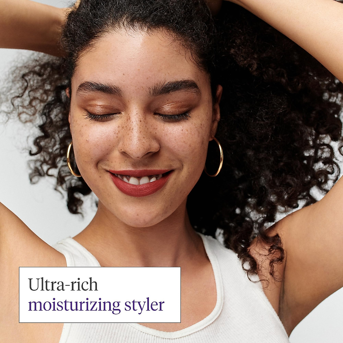 Briogeo Curl Charisma Chia + Flax Seed Coil Custard, Leave-In Styler for Nourishing and Defining Natural Curly and Coily Hair Textures, Vegan, Cruelty-Free, 6 oz