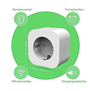 4PCS Elelight PE1004T Smart Sockets Remote Control Outlet with Timing Function,EU Plug