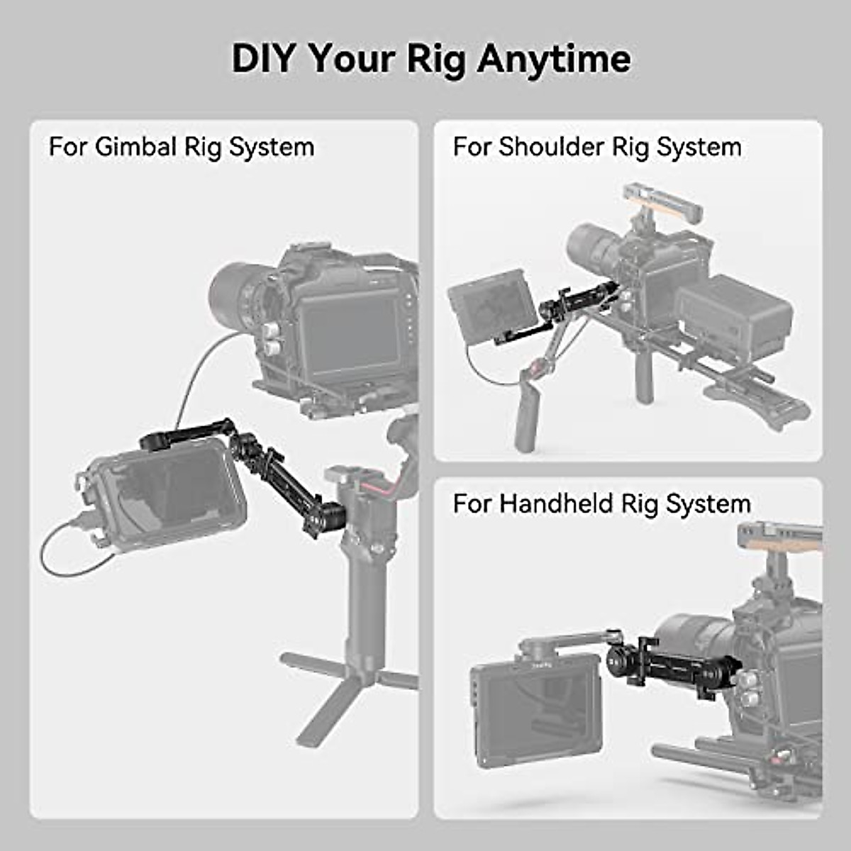 SmallRig Adjustable EVF Mount with NATO Clamp MD3507