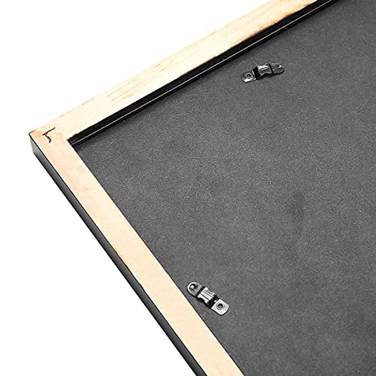 skyDrama Solid Wood 20x24 Picture Frame Black, Display 16x20 Photo without Mat or 20x24 Poster with Mat, Light Weight High Transparent Wooden 20by24 Frame for Wall - 20"x24"/Black/1Pack