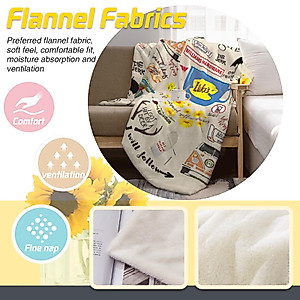 Gilmore Girls Throw Blanket Flannel Blanket Ultra-Soft Fleece Throw Blanket Suitable for All Seasons Couch Bed Living Room 60x50 Inch