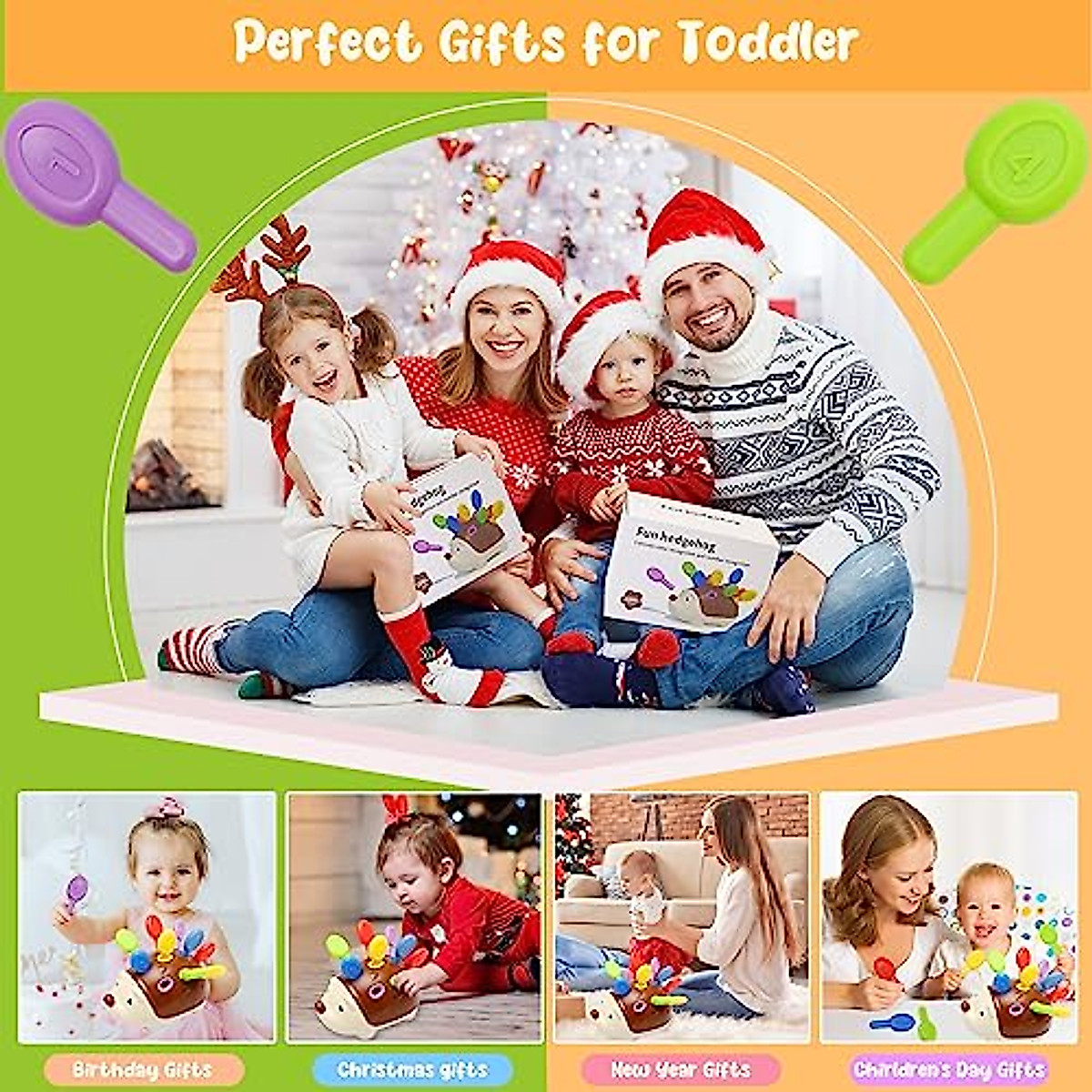 Baby Toys for 1 Year Old Boy Girl,Toddler Toys Fine Motor Skills Games Counting and Sorting,Kids Educational Learning Toys for 1 2 3 Year Old Girls Boys,Toys for Toddlers 1-3 Birthday Gift Outdoor