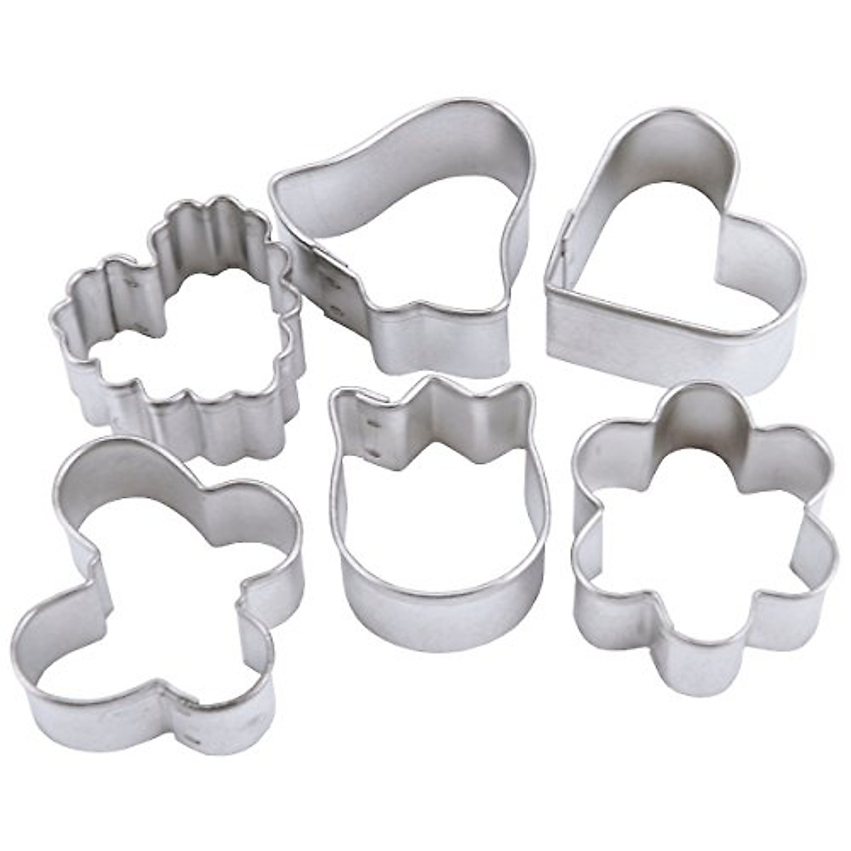 Wilton Mini Romantic Metal Cookie Cutter Set