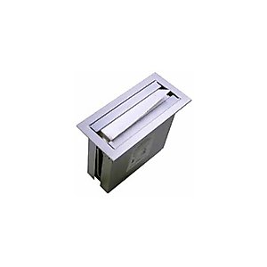 Bobrick B-526 Paper Towel Dispenser, 12 3/4 x 6 TrimLine Series Countertop Mount - Satin Finish Stainless Steel