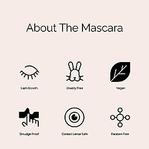 OFIR The Mascara | Smudge Proof Mascara | Best Mascara for Volume and Length | Vegan and Cruelty-Free Black Mascara | Flake-Free