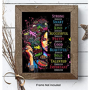 African American Women, African American Woman, Black Women, Black Woman - Black Wall Art - African American Wall Art - Motivational Poster - Inspirational Wall Decor - Affirmation Wall Decor