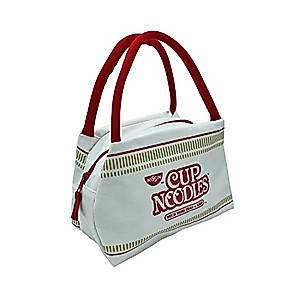 Nissin Cup Noodles Cup Noodles Insulated Lunch Bag, White