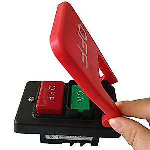 Kedu 220V single Phase 20Amp Table Saws Pushbutton Switch Paddle Switch for Bench Saw Wood Machine HY56