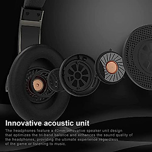 Caymuller Wireless Headphones for TV Watching with 2.4G Digital RF Transmitter Charging Dock Hi-Fi Soft Over-Ear Headset Ideal for Seniors or own Zone, Easy Plug and Play 160ft Range No Audio Delay