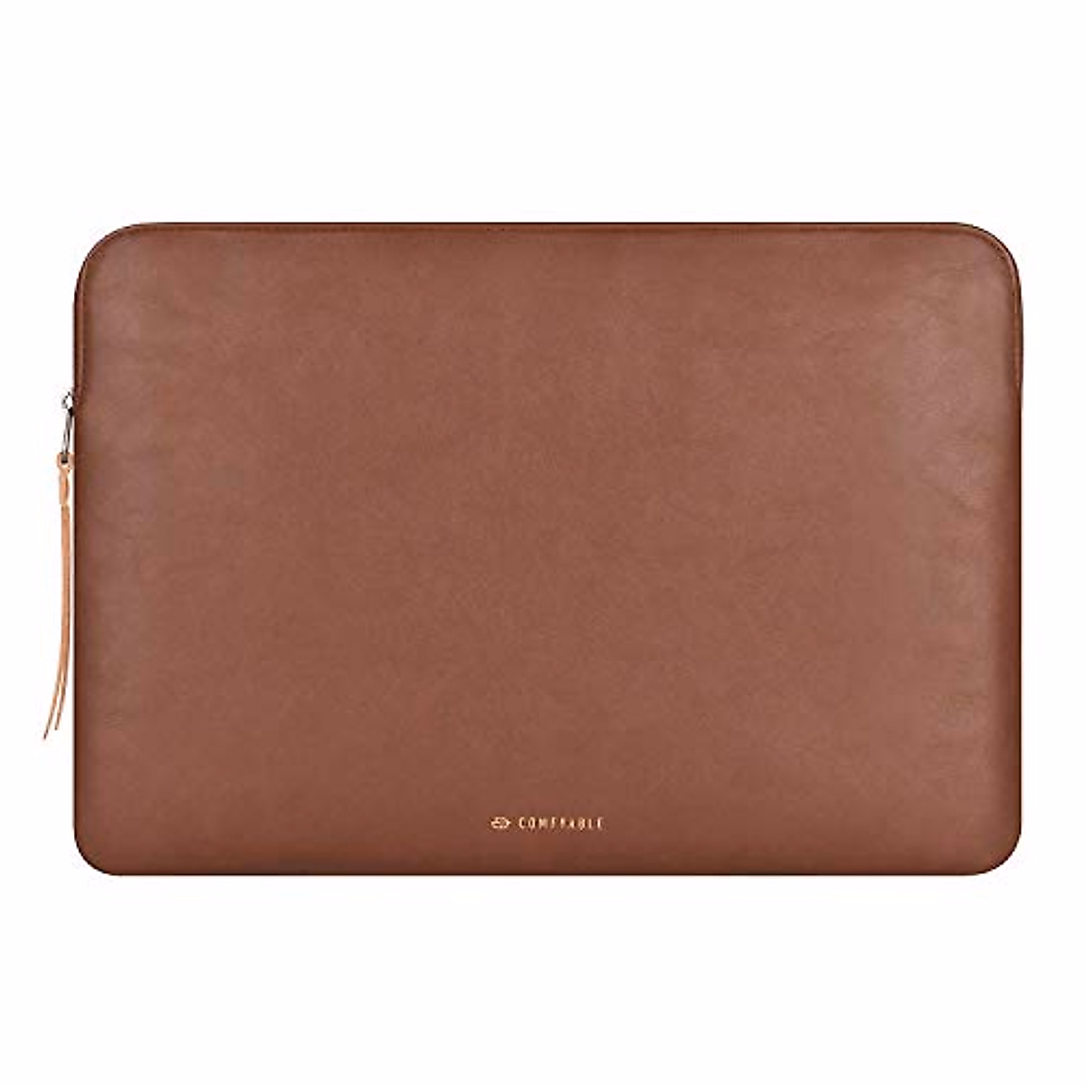 Comfyable Tablet Sleeve Compatible for iPad Pro 12.9 inch M2 2022 M1 2021 2020 with Smart/Magic Keyboard with Pencil Holder - PU Leather Bag Waterproof Slim Protective Cover Case - Brown