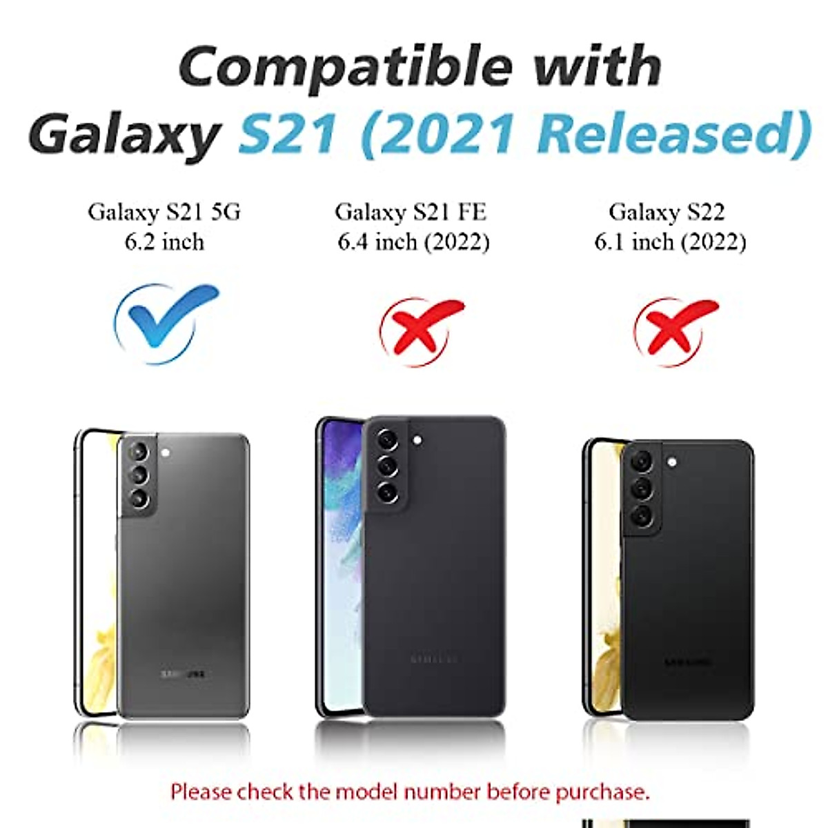 CloudValley for Samsung Galaxy S21 Case with Camera Cover, Full-Body Protective & Slim Fit, Camera Protection Case Only for Samsung Galaxy S21 5G 6.2 inch (2021 Release)-Black