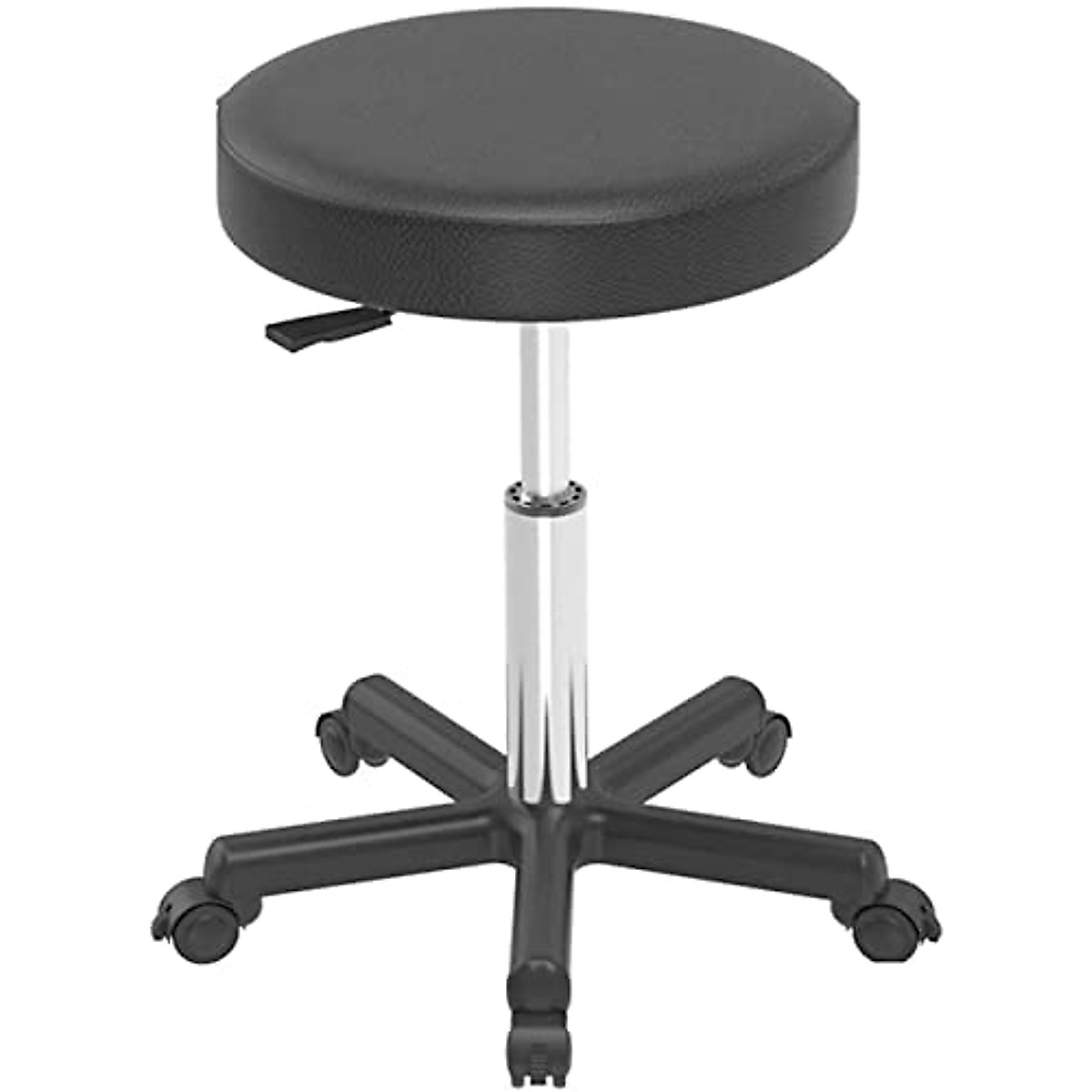 Gcxgz Rolling Swivel Stool Saddle Stool On Wheels, Massage Beauty Saddle Chair Adjustable Swivel Salon Stool for Manicure Tattoo Spa Salon for Kitchen,Salon,Bar,Office,Massage